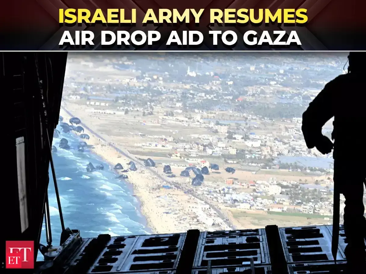 Israeli Army resumes air drop aid to Gaza amid deepening starvation ...