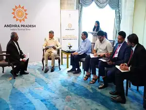 Andhra CM Chandrababu Naidu meets Indian High Commissioner in Singapore, aims to strengthen ...