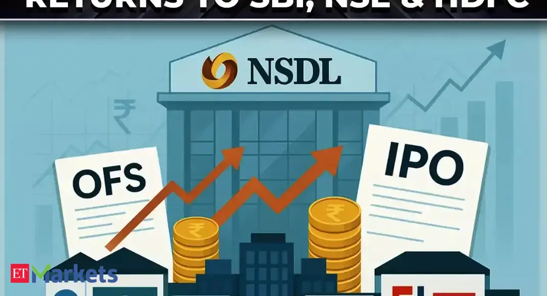 NSDL IPO turns Rs 80 lakh into Rs 320 crore! SBI, NSE, HDFC cash in big - The Economic Times ...