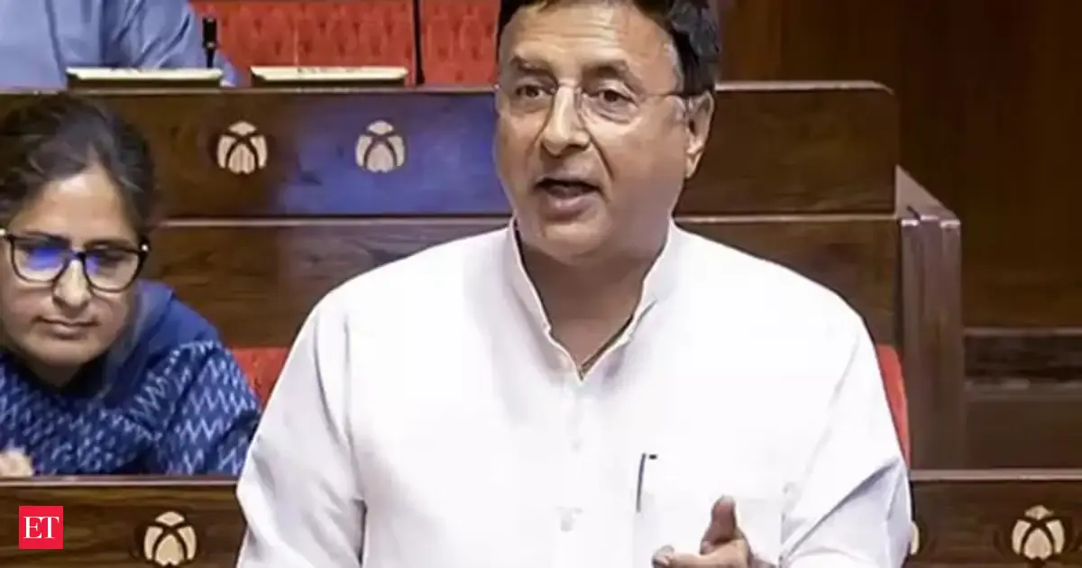 Congress MP Surjewala moves Suspension of Business notice in Rajya ...