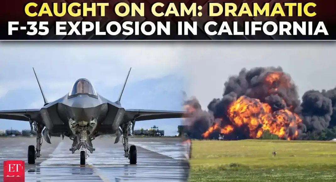 Watch: US Navy’s $100M F-35 jet explodes in mid-air crash, pilot escapes in dramatic ejection ...