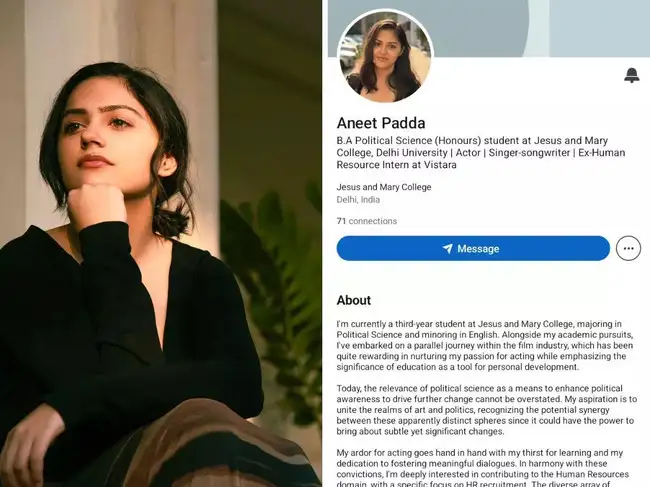 Where did Aneet Padda work before her big break? Fans react to ...