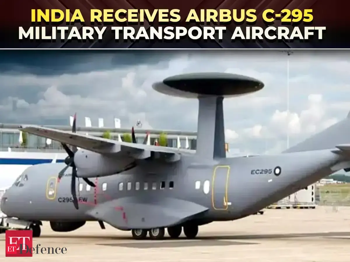 India receives Airbus C-295 military transport aircraft from Spain ...