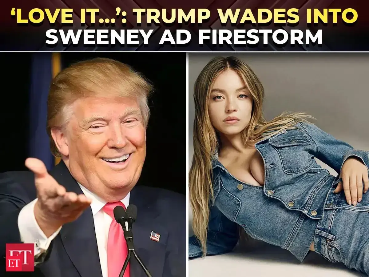 ‘If she's a Republican, it's fantastic’: Trump backs Sydney Sweeney ...
