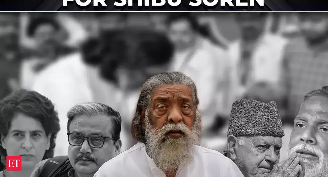 Shibu Soren dies: Leaders call ‘Guruji’ the voice of tribals, say his death marks end of an era ...