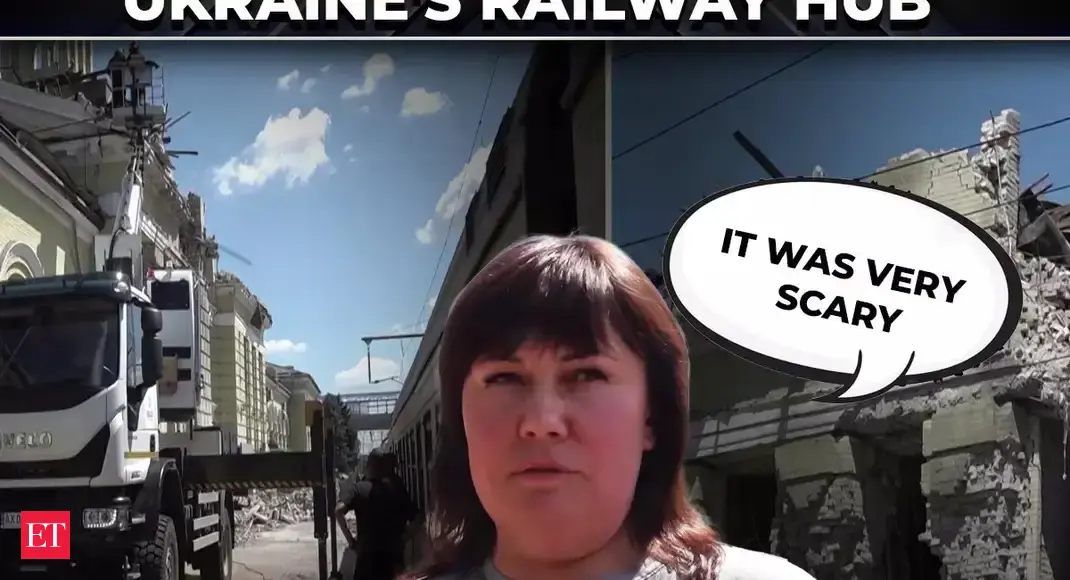 'Very scary...': Russian strike on Ukraine's railway hub kills two ...