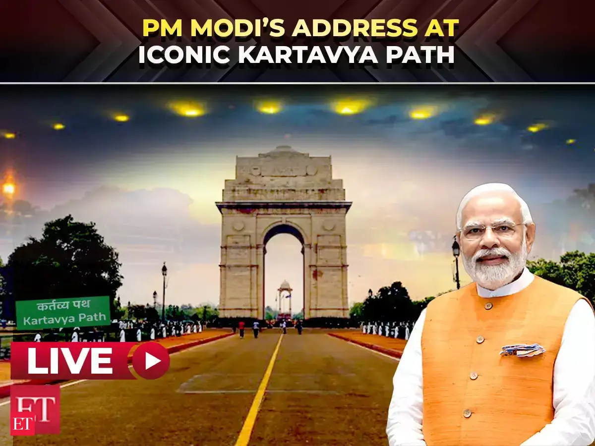 LIVE: PM Modi Addresses Public Event at Kartavya Path, New Delhi - The ...