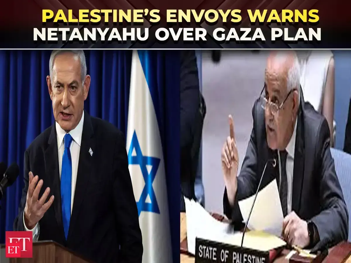 Palestine’s envoys condemn Israel's 'dangerous' Gaza City plan in UNSC ...
