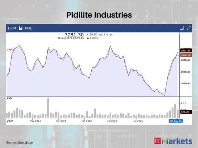 Pidilite Industries - Bharti Hexacom, Pidilite among 7 stocks that ...