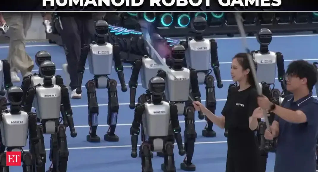 Beijing unveils historic humanoid robot games: A showcase of racing and ...