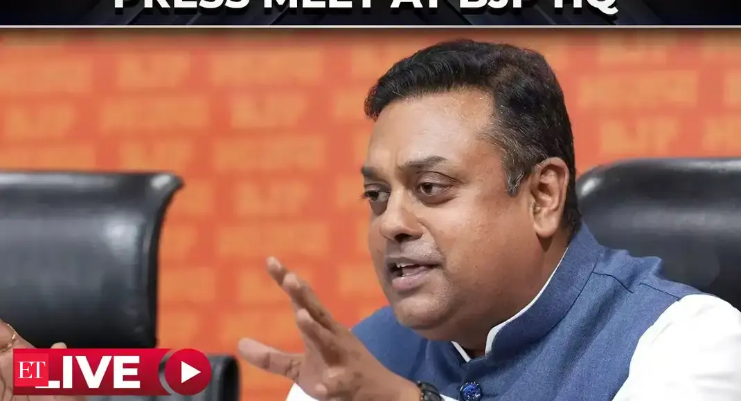 LIVE: BJP National Spokesperson Sambit Patra briefs media at BJP ...