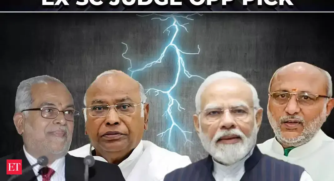 VP election battle: Andhra’s Sudershan Reddy of INDIA Bloc vs Tamil Nadu’s CP Radhakrishnan of ...