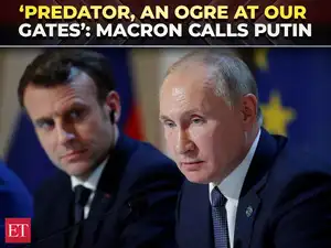 Emmanuel Macron calls Vladimir Putin 'predator' and 'ogre at our gates ...