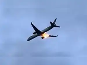 boeing condor emergency landing: Midair Plane Engine Fire: Did anyone survive? Scary incident ...