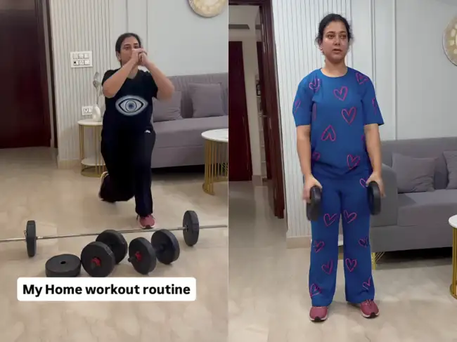 She lost 20 kg in 8 months with a 40-minute HIIT routine at home: Influencer mom reveals her gym ...