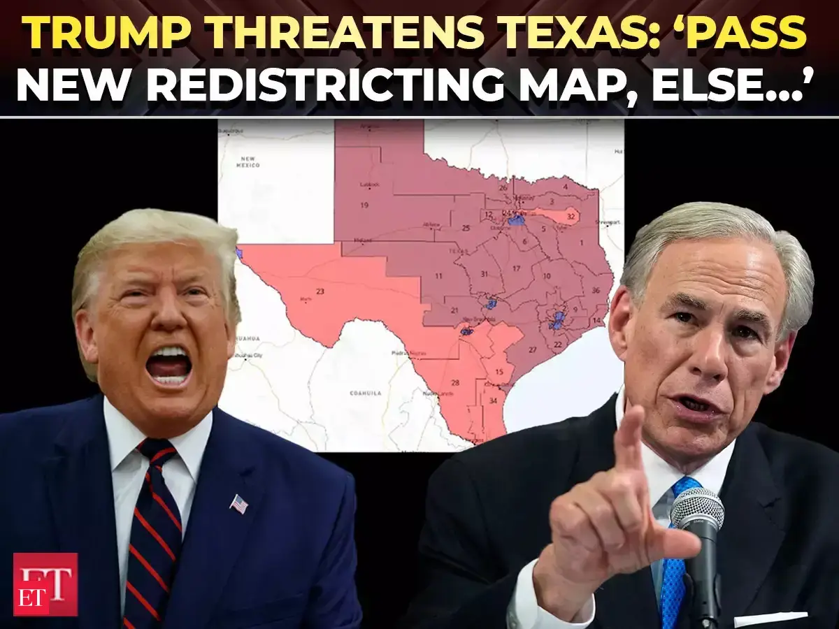 'Pass the map, ASAP': Trump threatens Texas as redistricting battle ...