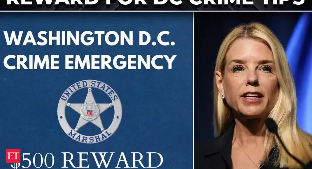 washington dc crime: '550 arrests…': Pam Bondi offers $500 reward for ...