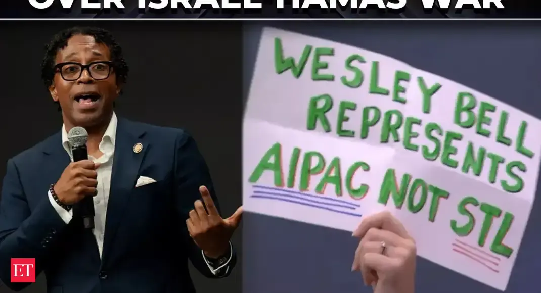 'Wesley Bell represents AIPAC, not STL': Protesters confront Dem Rep ...