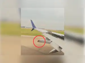 Delta Airlines wing damage: Delta flight 1893 wing flap breaks during ...