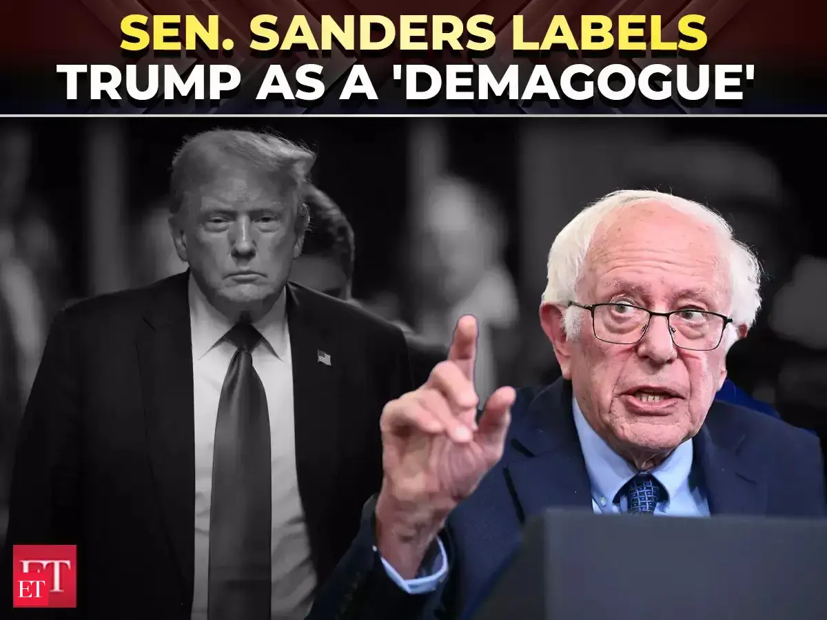 'Trump is not original...': Senator Bernie Sanders labels US President ...