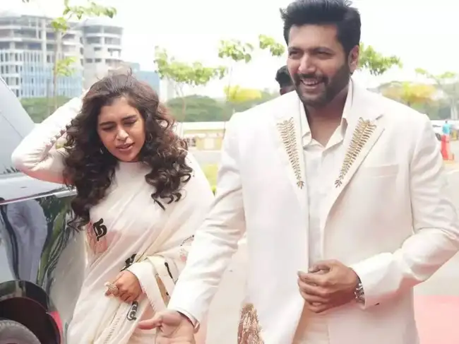 After divorce row, Tamil star Ravi Mohan appears with rumoured GF ...