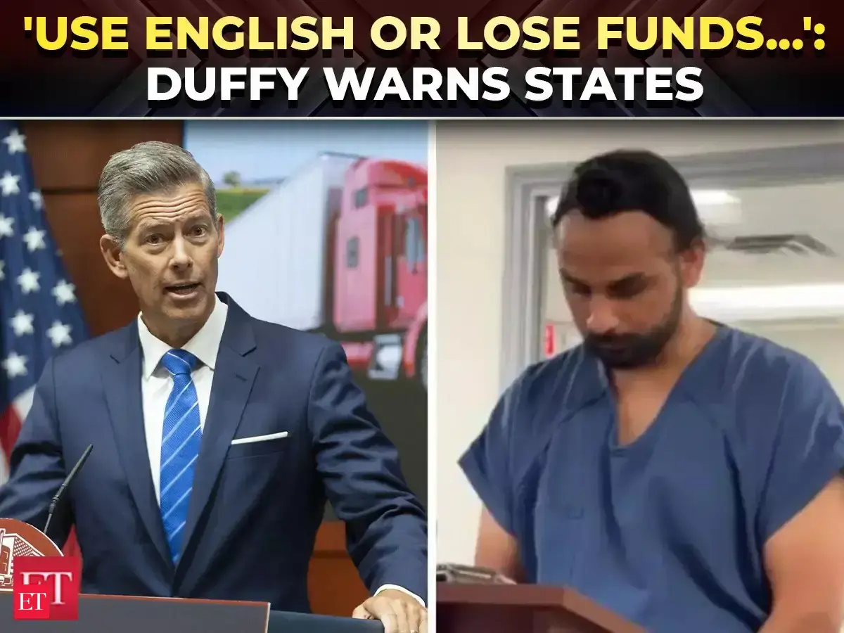 sean duffy: Florida truck accident | 'Use English or lose funds ...