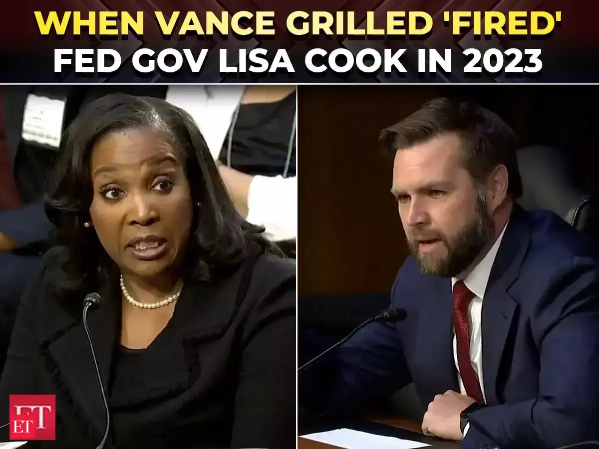 'I hope you don't get distracted': When Sen. Vance grilled 'fired' Fed ...