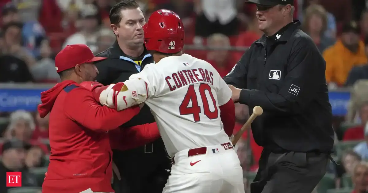 Why was Cardinals first baseman Willson Contreras banned for six games? - The Economic Times