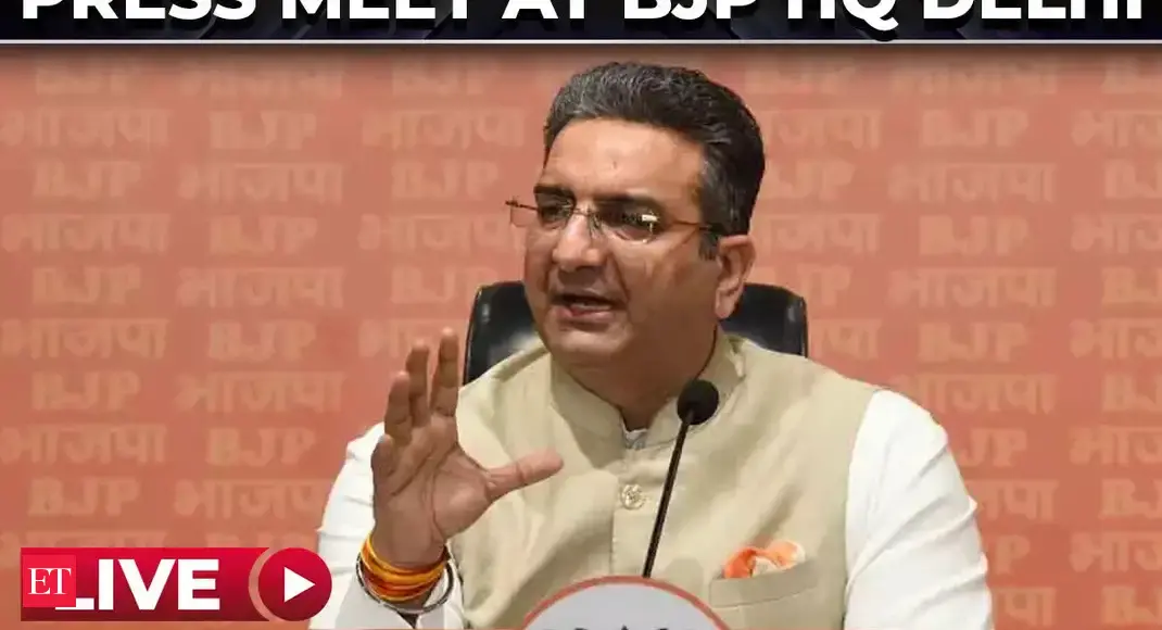LIVE | BJP Spokesperson Gaurav Bhatia press meet from party HQ, New Delhi - The Economic Times ...