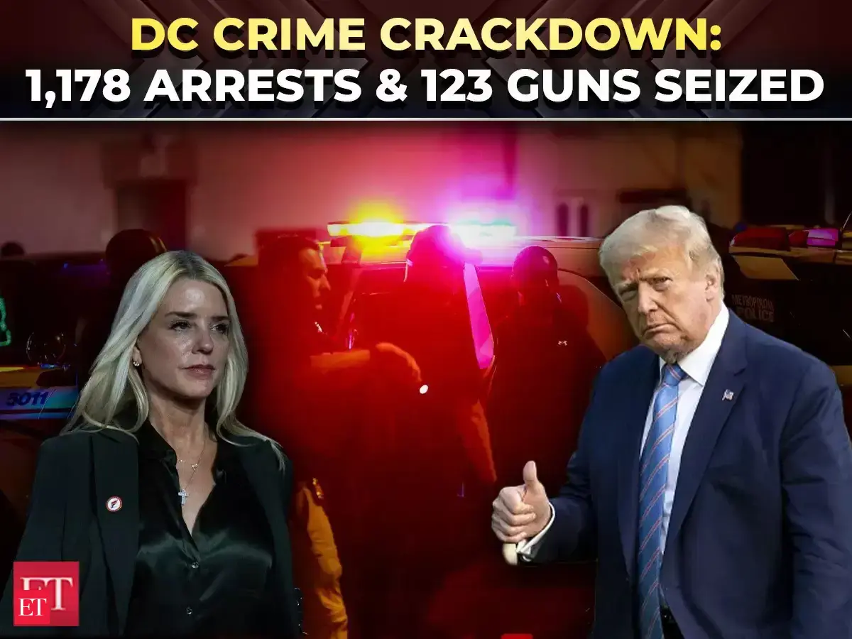 DC federal takeover: Washington crime crackdown | 1,178 arrests, 123 ...