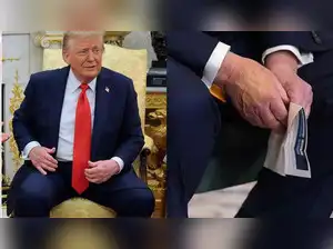 Trump bruise explanation: Trump mocks Newsom’s hands, but Governor hits ...