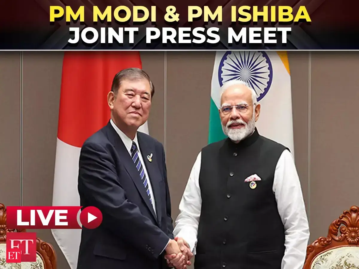 LIVE | PM Modi & Japanese PM Shigeru Ishiba attend Joint Press Meet ...