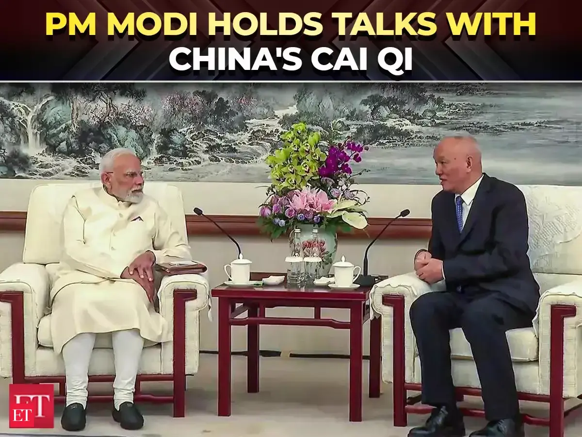 Tianjin: PM Modi holds talks with Chinese Communist Party Secretariat ...