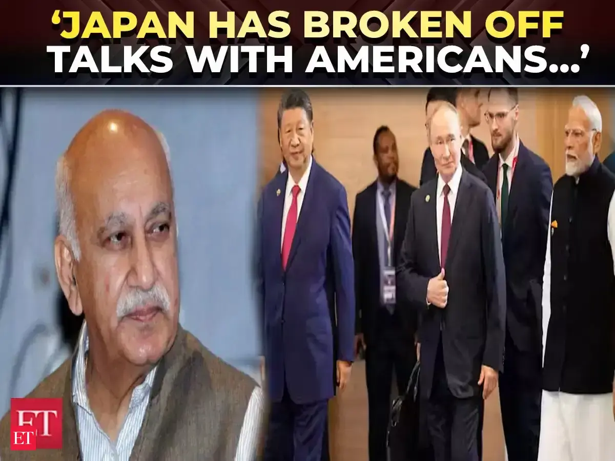 ‘Pushback has started’: MJ Akbar as Japan joins India to shape Asian ...