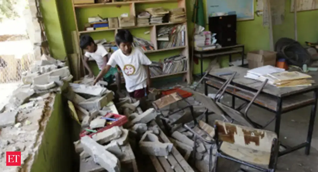 Patients evacuated from a hospital damaged by an earthquake - | The ...