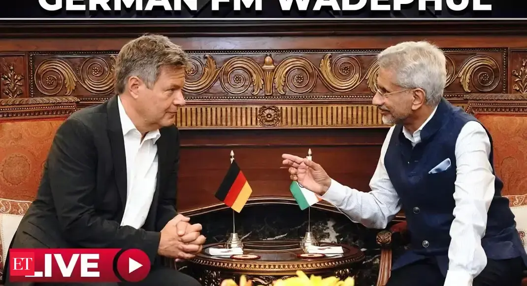 EAM holds press interaction with German FM Johann Wadephul on India ...