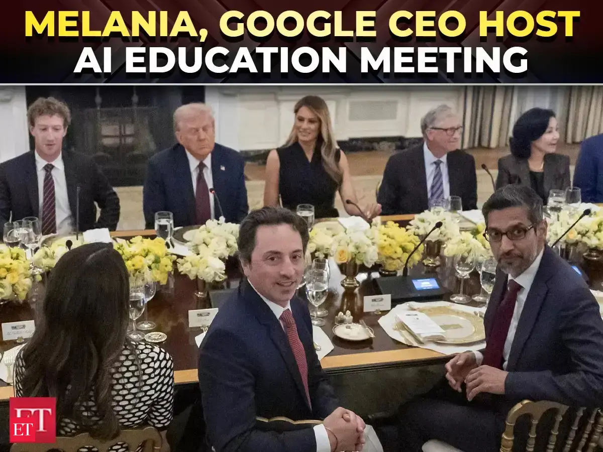 The Robots Are Here Melania Trump Joined By Google Ceo Tech Leaders
