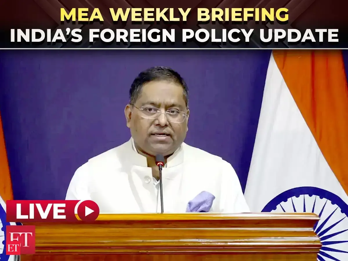 LIVE | MEA Official Spokesperson Randhir Jaiswal Briefs Media - The ...