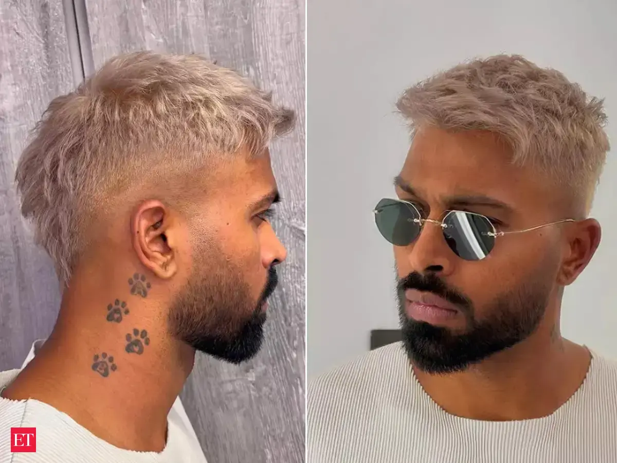 The Colour: Sandy blonde that pops - Hardik Pandya's bold blonde ...