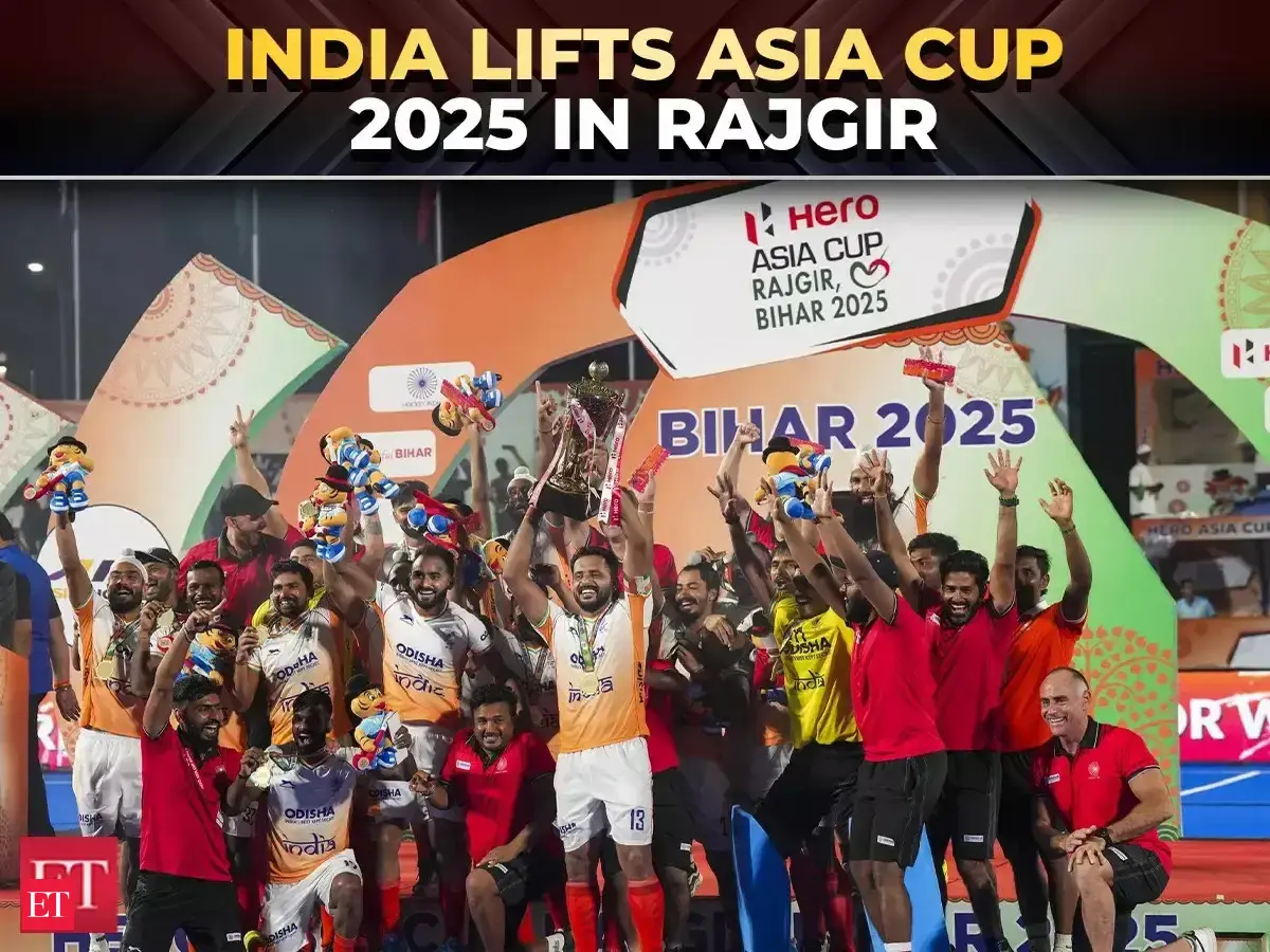 Indian Men’s Hockey Team lifts Asia Cup 2025, defeats Korea 4-1 ...