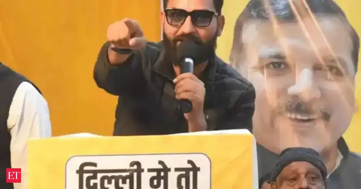 J&K AAP MLA Mehraj Malik detained under PSA - The Economic Times