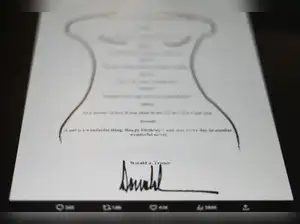‘Handwriting Analyst’ Trump’s alleged signature in Epstein birthday letter faces online ...