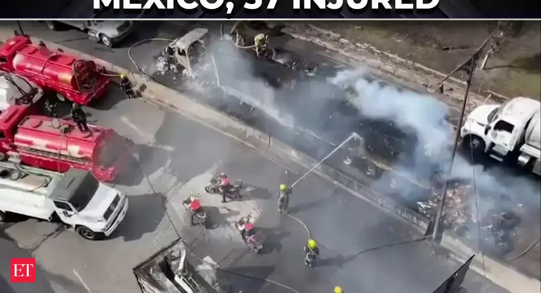 Massive gas truck explosion leaves 57 injured in Mexico City, no ...