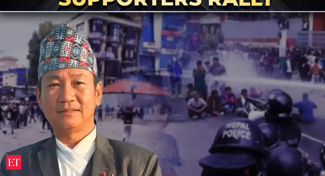 Kathmandu: Mayor Harka Sampang’s supporters demand for clean politics - The Economic Times Video ...