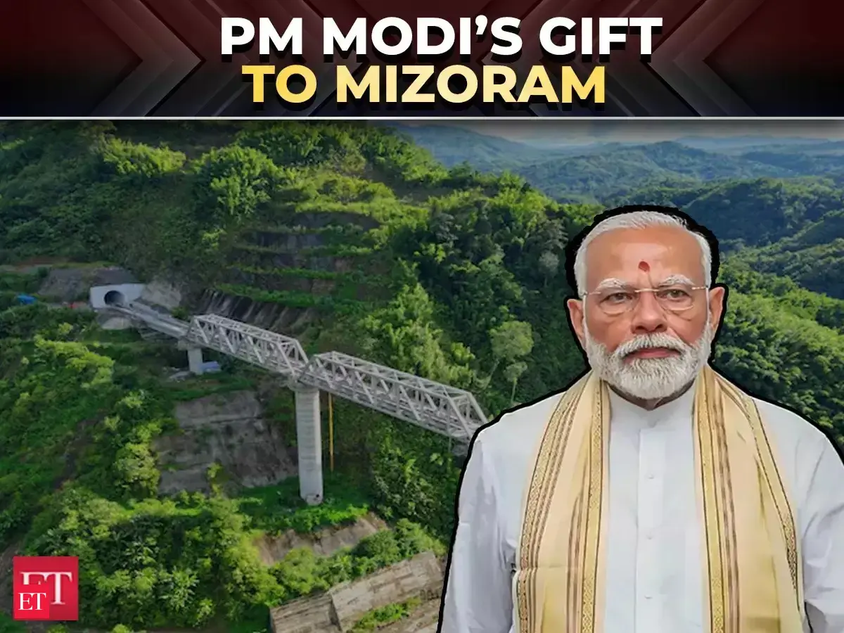 Mizoram joins India’s rail map; PM to inaugurate 1st rail link in ...
