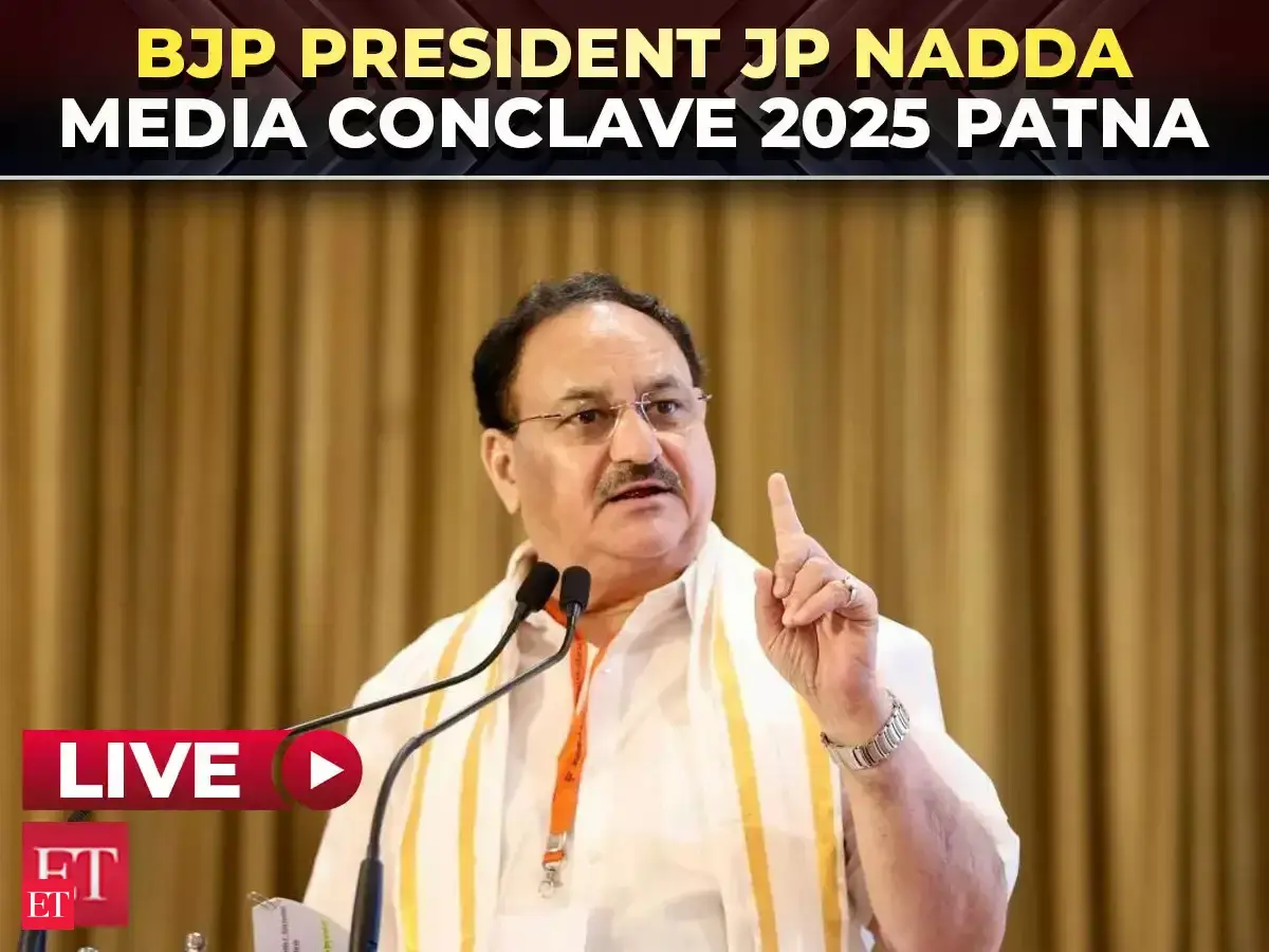 LIVE | BJP National President JP Nadda attends Media Conclave 2025 in ...