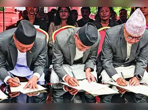 Nepal interim govt gets three ministers - The Economic Times