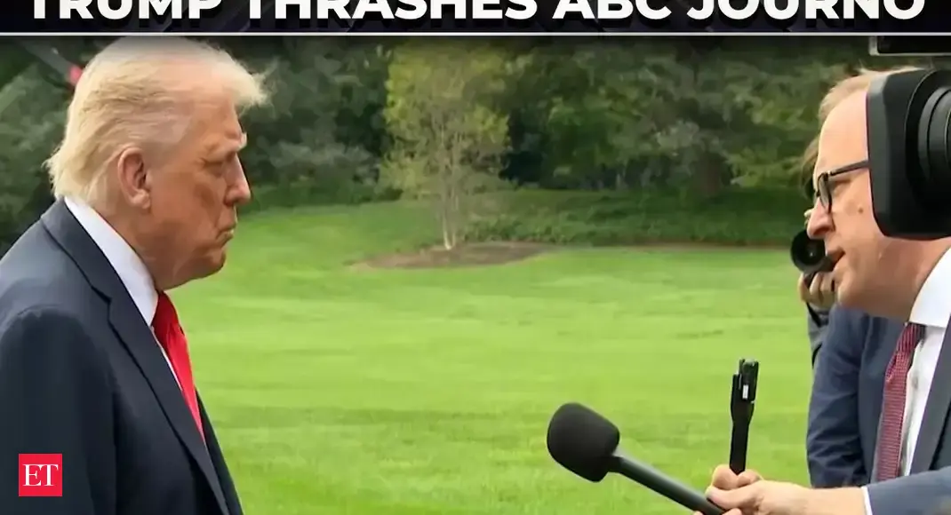 'You set a bad tone' | Trump thrashes ABC journo for casting doubts on ...