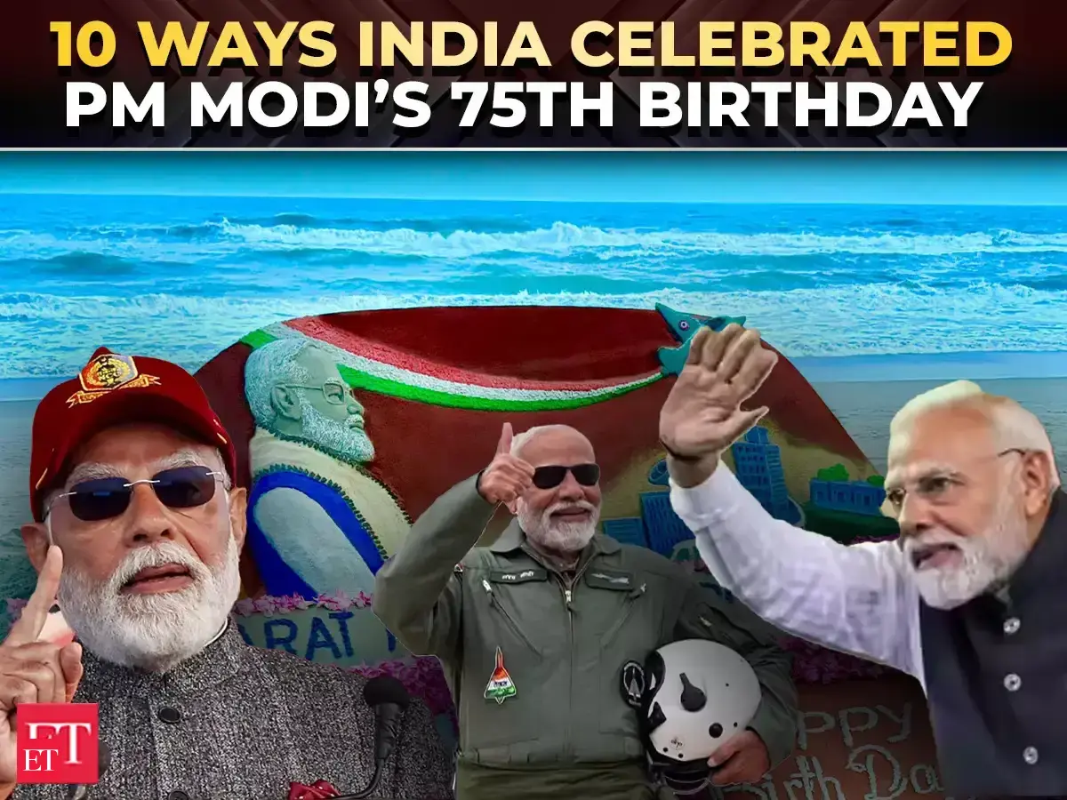 pm modi 75th birthday: From prayers to public service, Indians mark PM ...