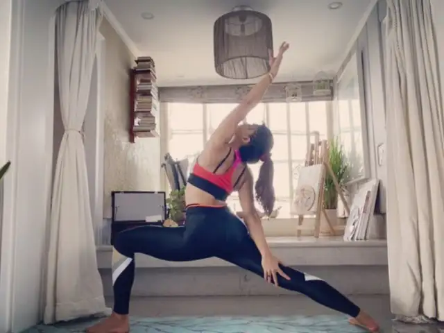 6 Yoga poses Jacqueline Fernandez swears by for her toned body - Jacqueline Fernandez’s yoga ...